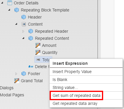 Repeating Blocks Calculation Rule
