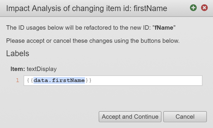Change a Component ID