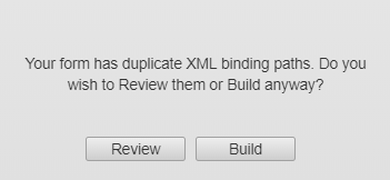 Resolve Duplicate Data Bindings