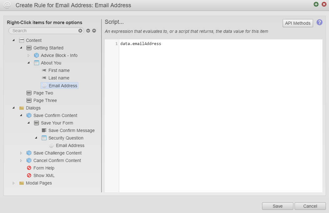 Populate Security Questions from User Entered Data