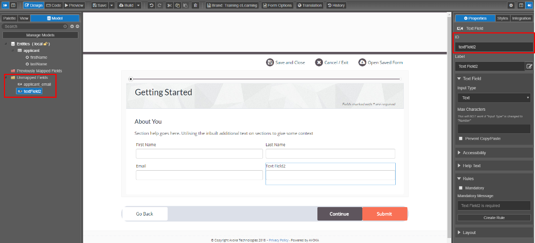 Map a Component to an Entity Property