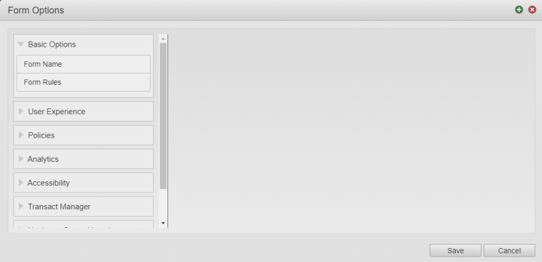 Configure a Form Option