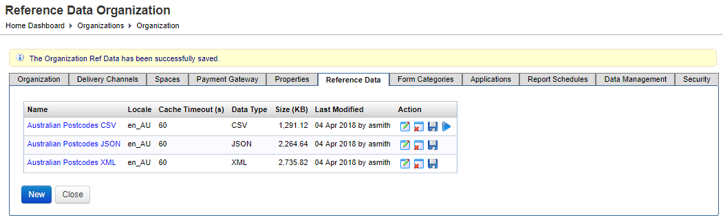 Reference Data Example