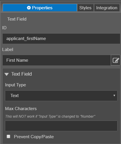 Text Field Component