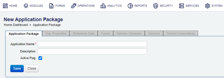 Create an Application Package