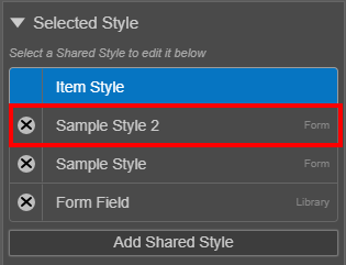 Create a Shared Style