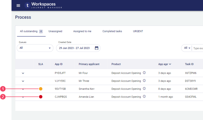 Understanding the Workspaces List Screen