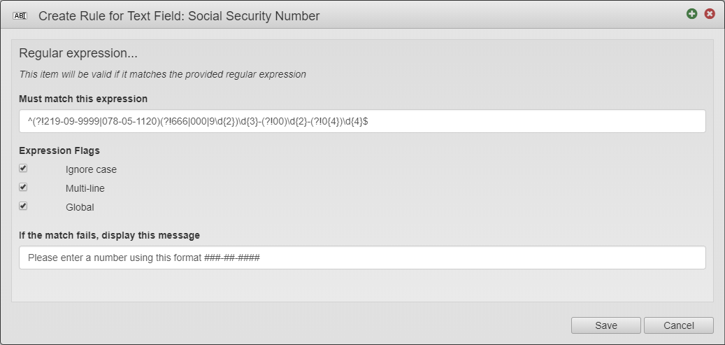 Validation Rules Exercise v5.0